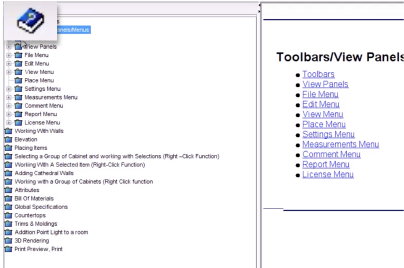 Help Tool Prokitchen Software